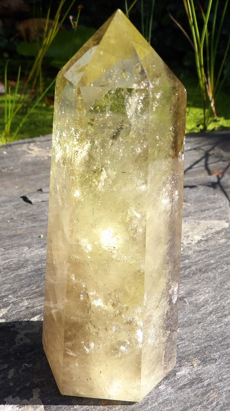 Unique Large 316g Polished Natural Citrine Crystal Tower Which - Etsy