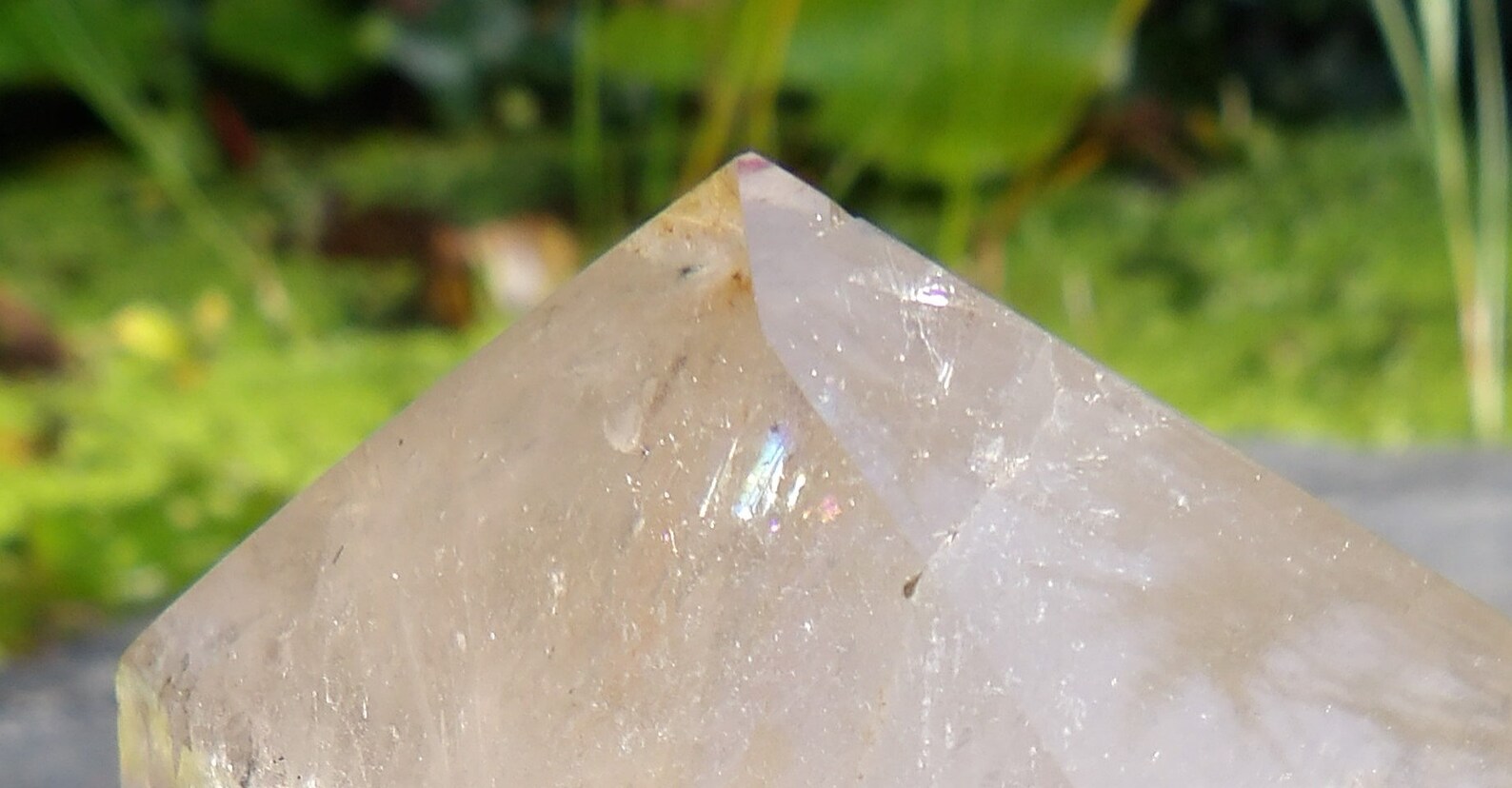 Milky Way / Galaxy Quartz Devic Crystal Polished Point / Tower Packed ...