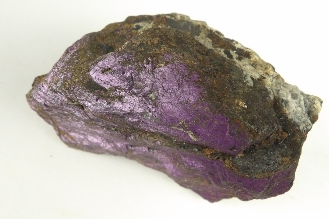 Rough Purpurite Mineral 306g Raw Mine Run RARE Purple Metallic ...
