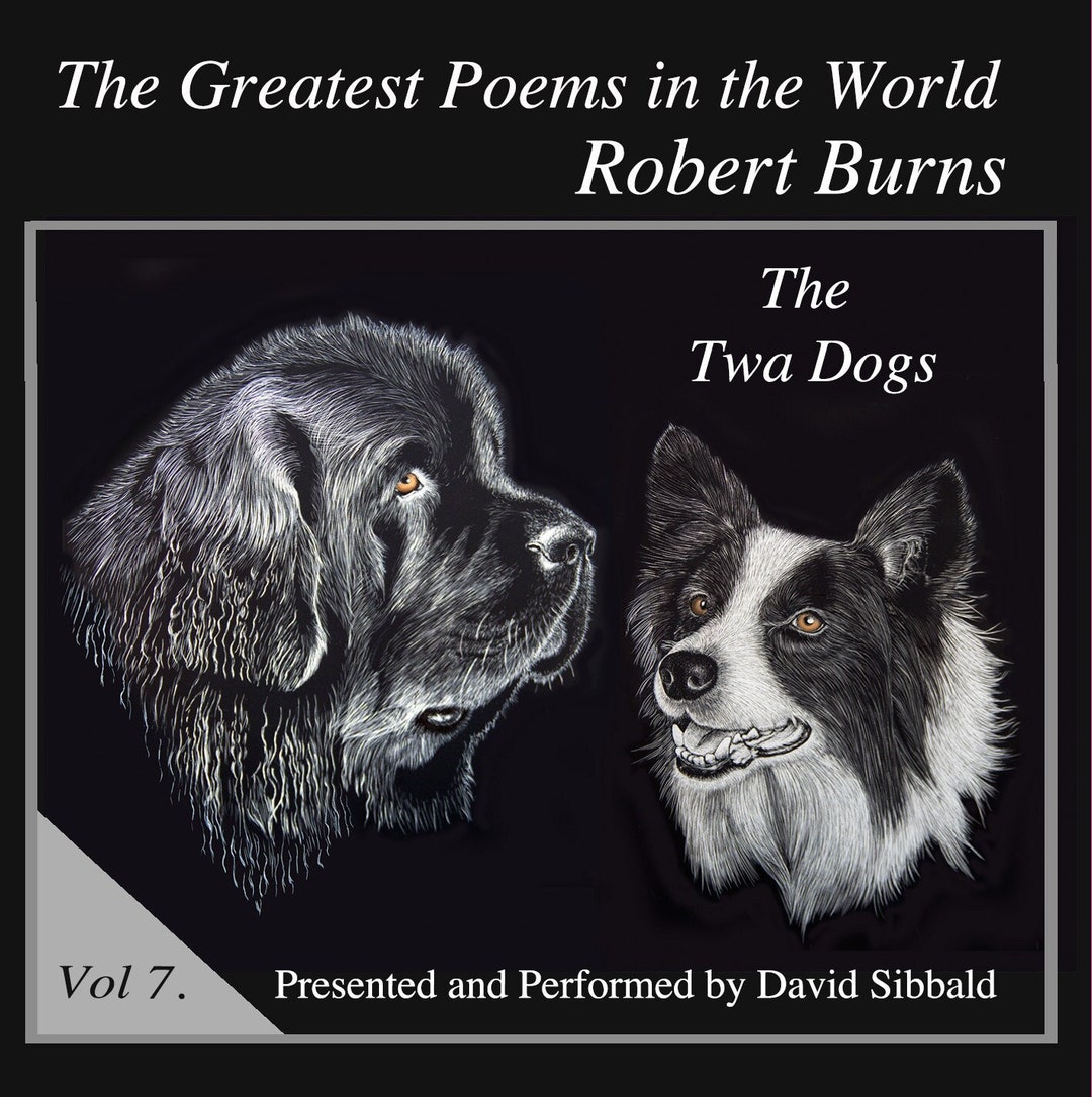 Robert Burns - the Twa Dogs - the Greatest Poems in the World Vol. 7 - Etsy