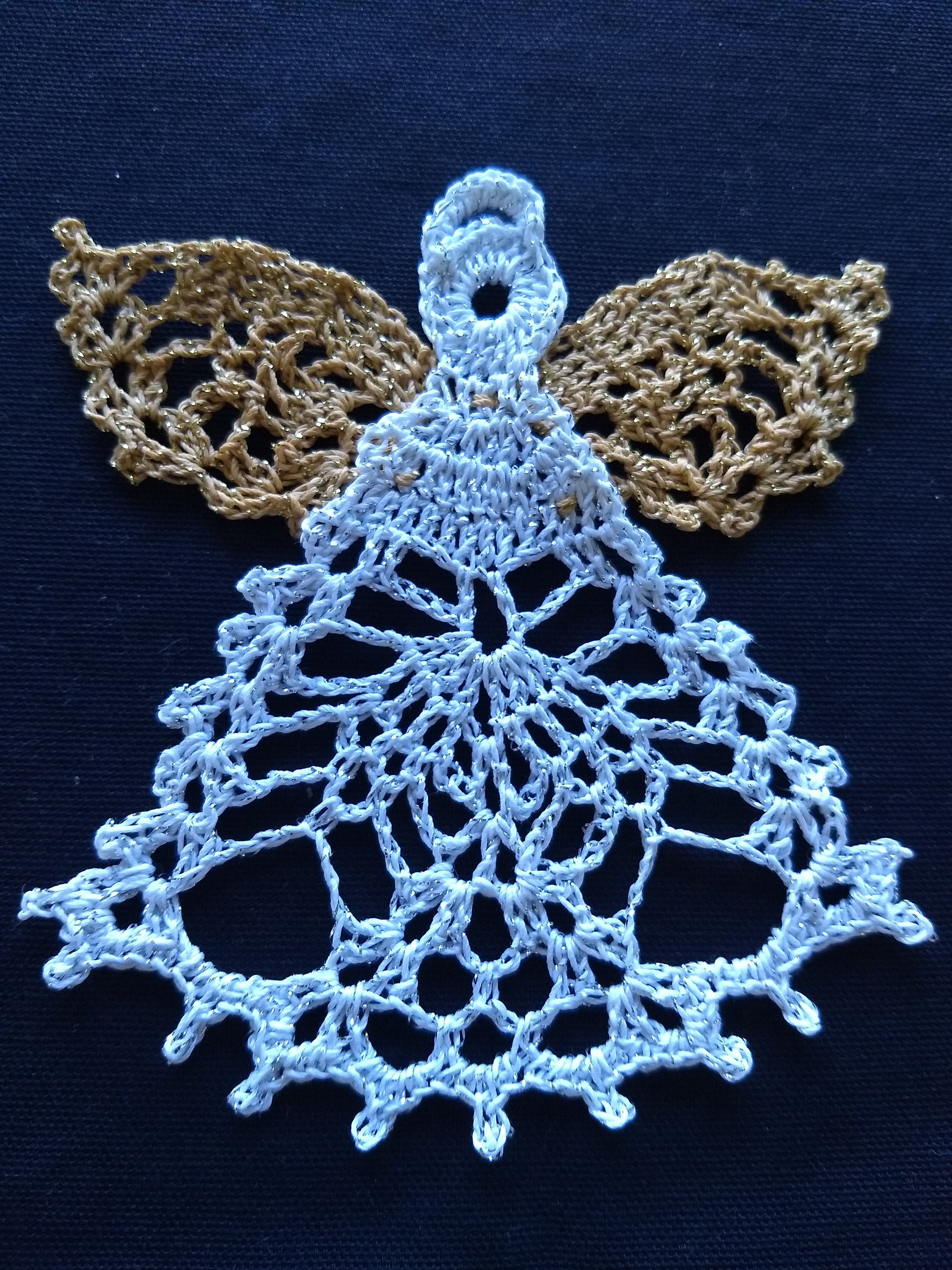 Angel Ornament, Handmade Crochet - Etsy