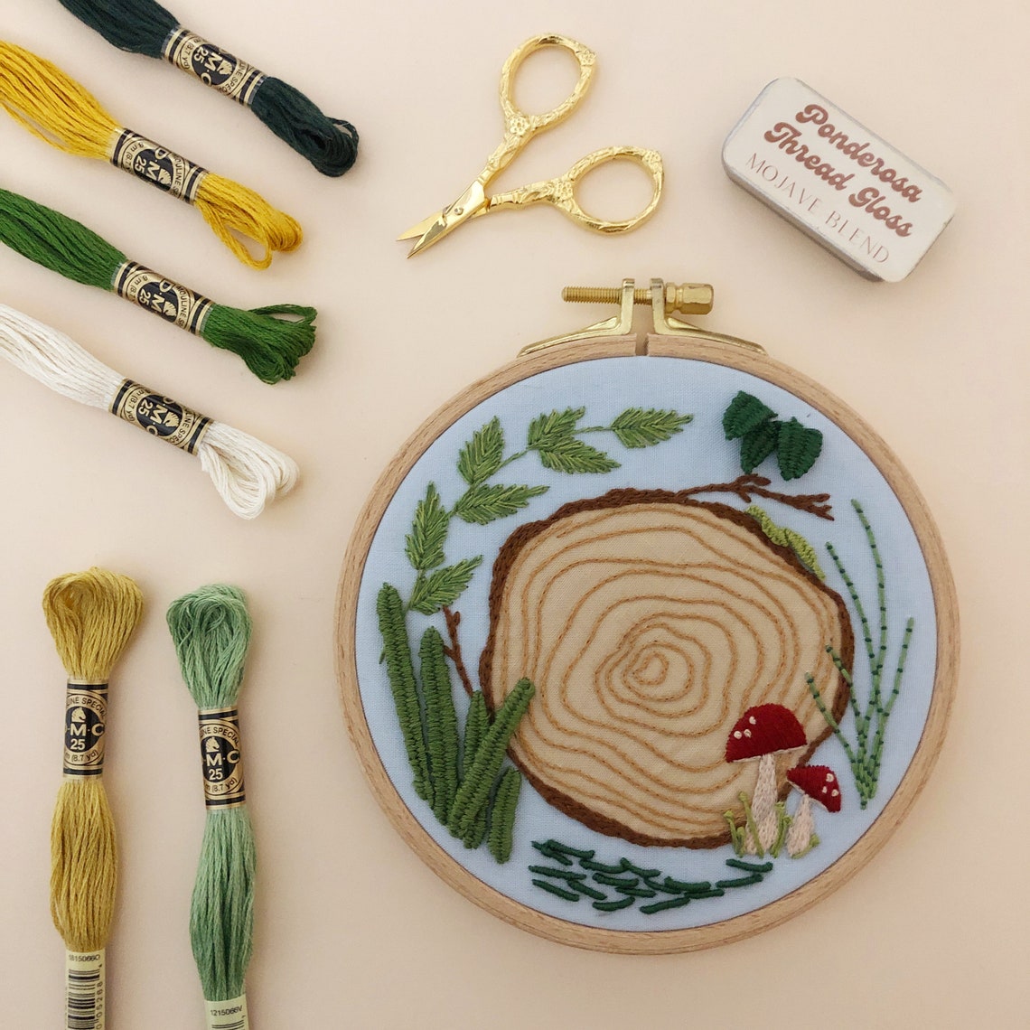 3D Woodland. Advanced Hand Embroidery DIY Craft Kit Stitch - Etsy