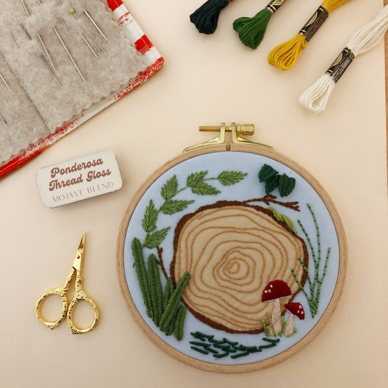 3D Woodland. Advanced Hand Embroidery DIY Craft Kit Stitch - Etsy