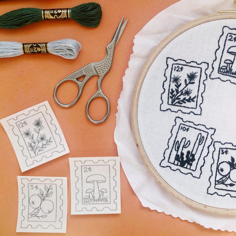 Stamp Embroidery - Etsy