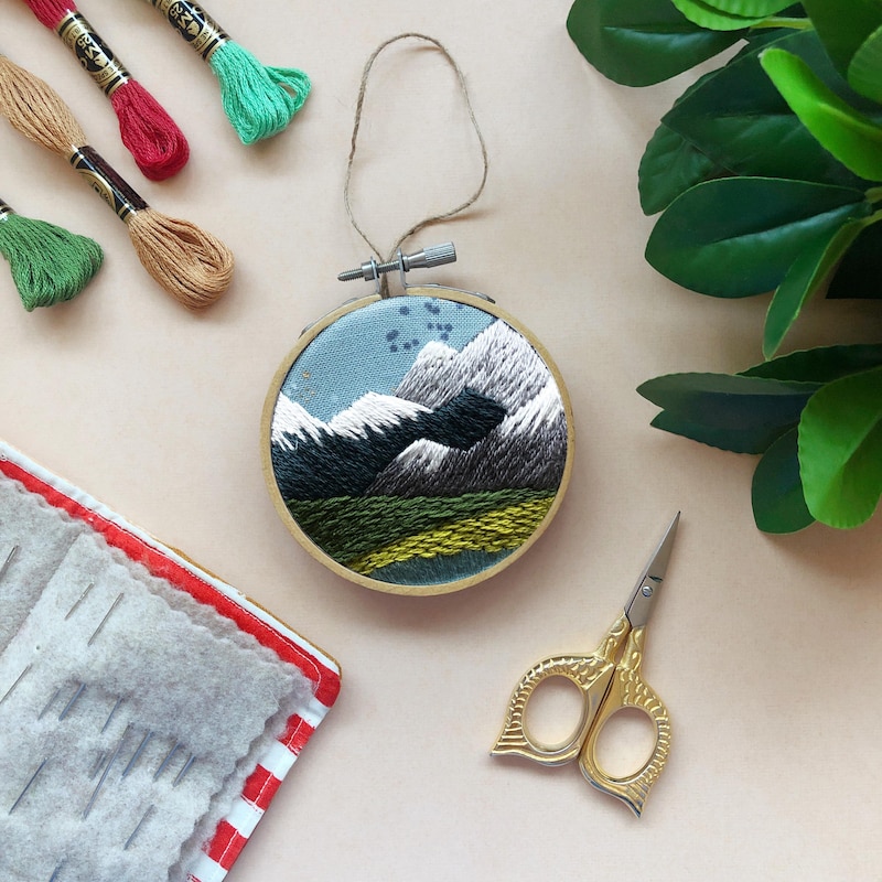 Embroidery Landscape - Etsy