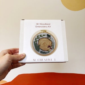 3D Woodland. Advanced Hand Embroidery DIY Craft Kit Stitch - Etsy
