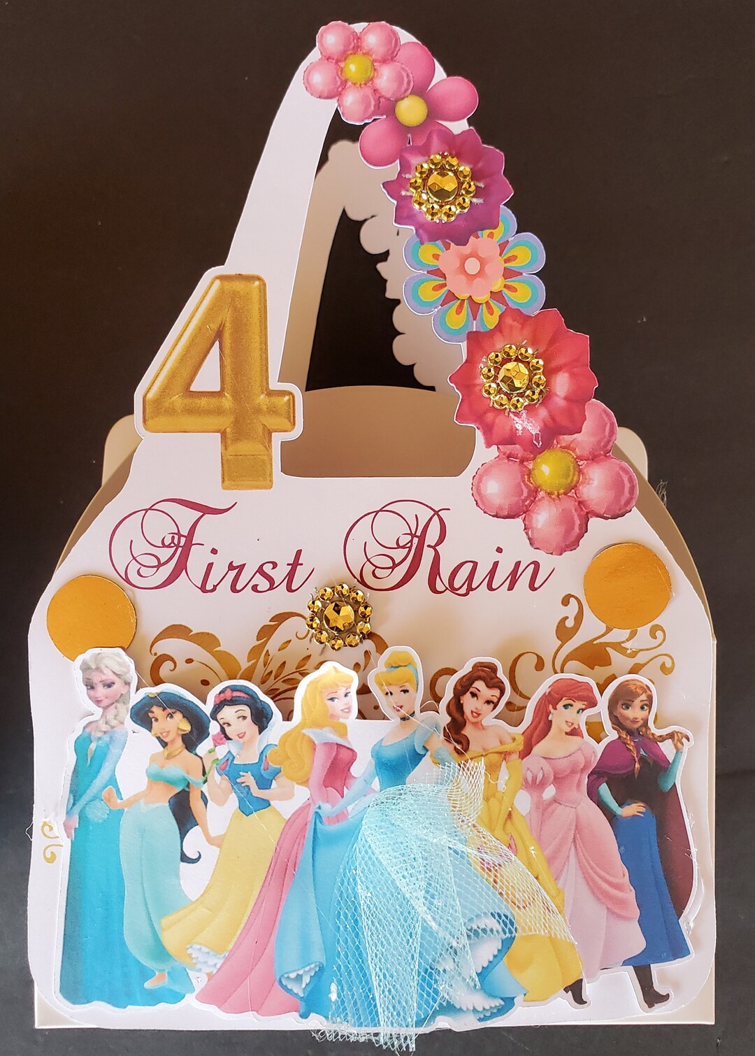 INSPIRED Birthday Disney Princess Treat Party Favor Personalized 3D ...