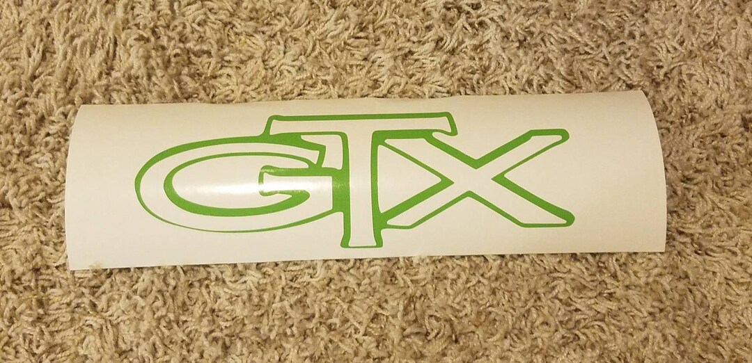 Plymouth GTX Diecut Decal Free Shipping - Etsy
