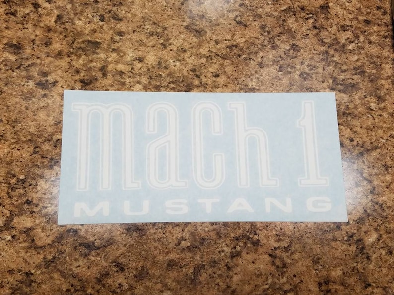 Ford Mustang Mach 1 Decal - Etsy