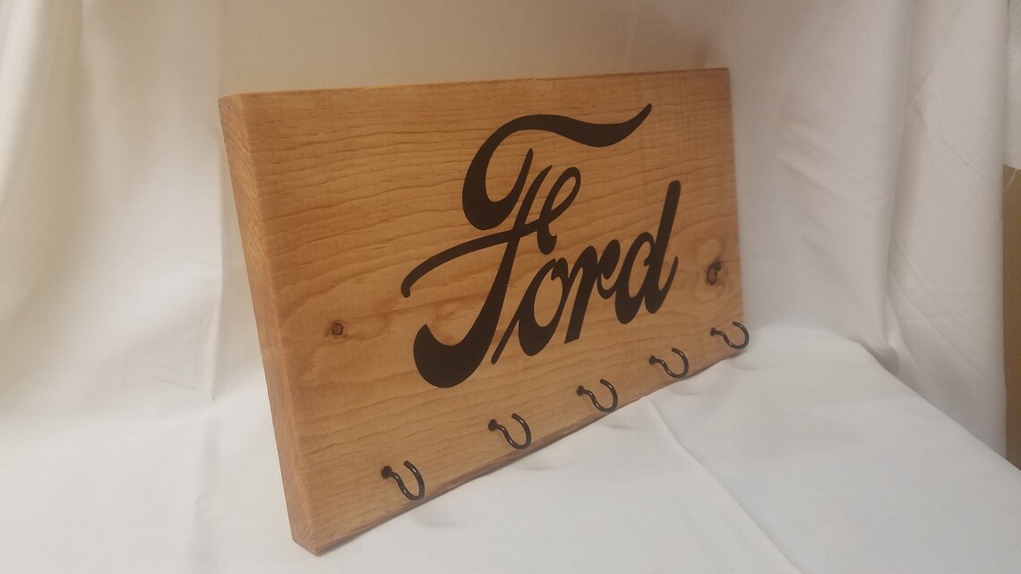 Ford Wood Key Holder - Etsy