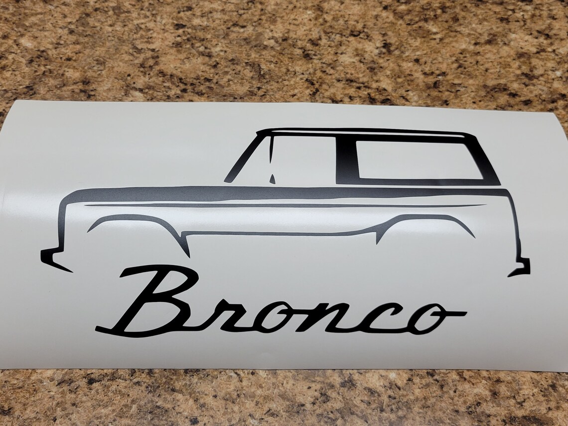 Ford Bronco Craft Stencil or Vinyl Decal - Etsy Norway