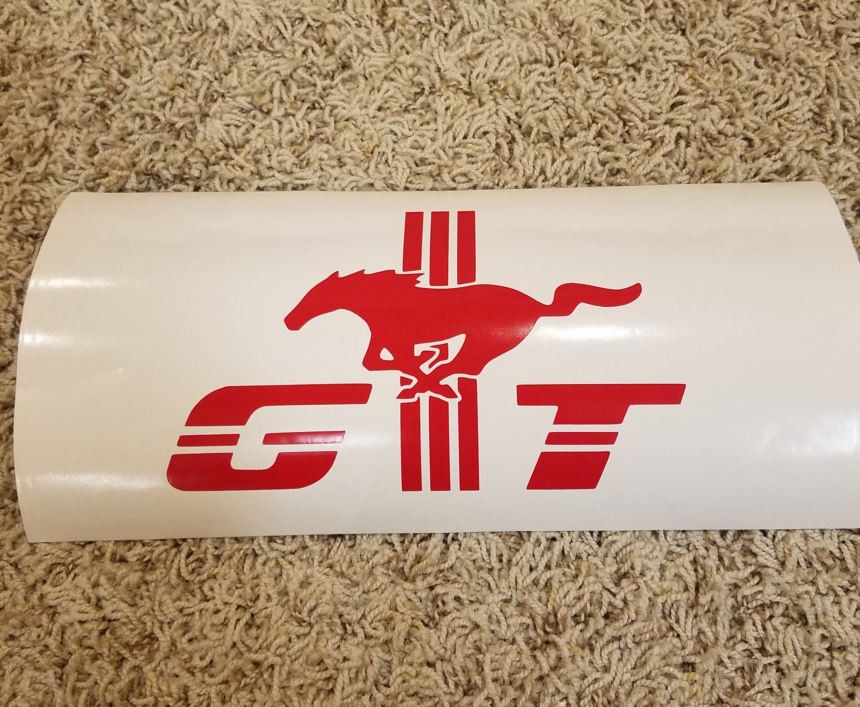Mustang GT Vinyl Decal - Etsy