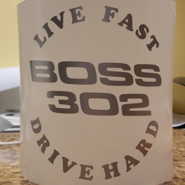 Mustang Boss 302 Decal - Etsy