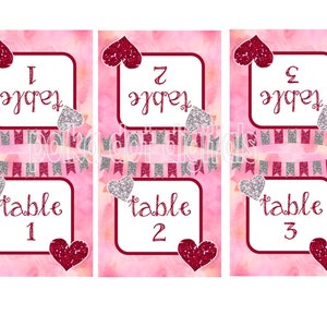 BUY 2 Get 1 Free GLITTER HEARTS Valentine's Complete Set Bunco Score ...