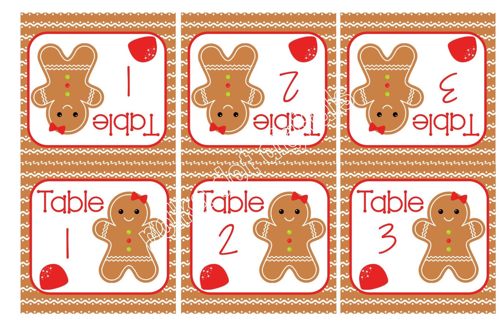 BUY 2 Get 1 FREE CHRISTMAS Gingerbread Complete Set Bunco Score Card ...