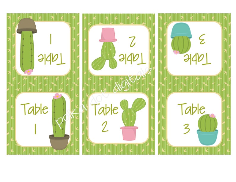 Buy 2 Get 1 Free CACTUS FIESTA Cinco De Mayo Bunco Set Score Card Table ...