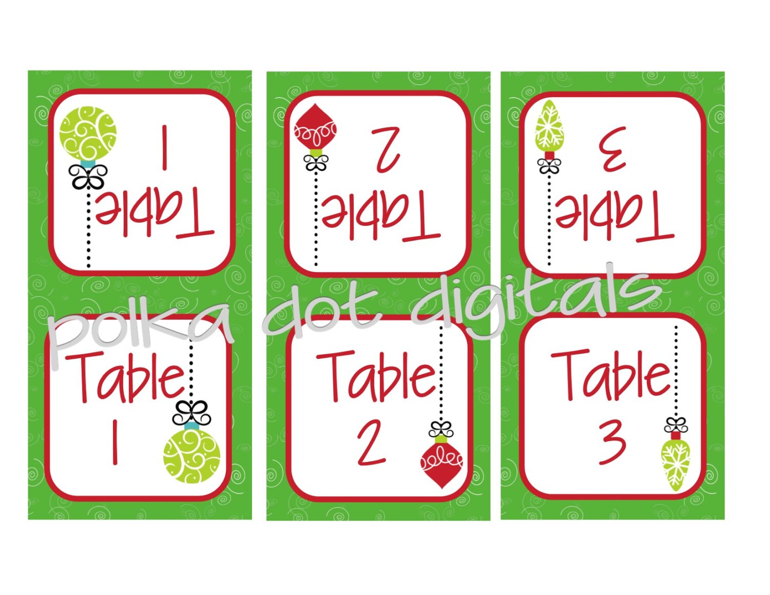 BUY 2 Get 1 Free CHRISTMAS Ornaments Complete Set Bunco Score Card ...