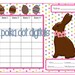 Buy 2 Get 1 Free Easter CHOCOLATE BUNNY EGGS Bunco Score Card Sheet ...