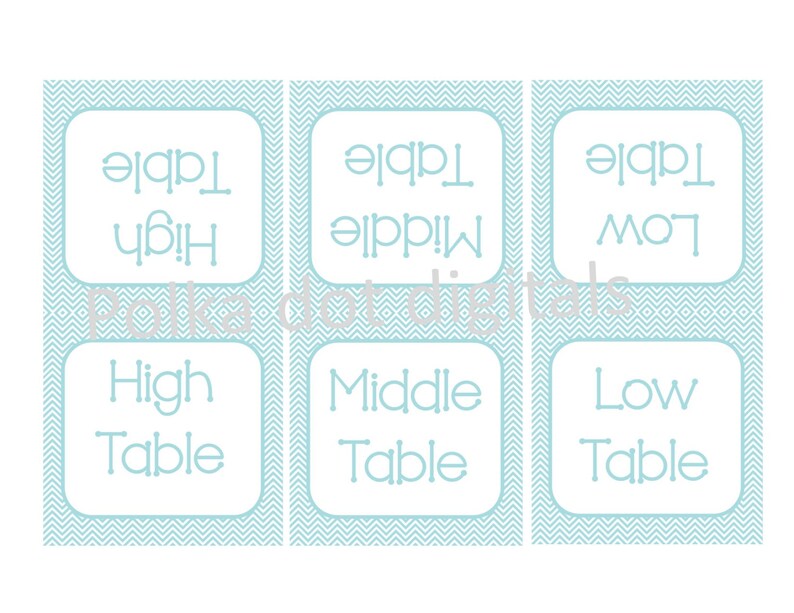 Complete Set Light Blue Chevron SNAKE EYES Bunco Score Card Sheet With ...