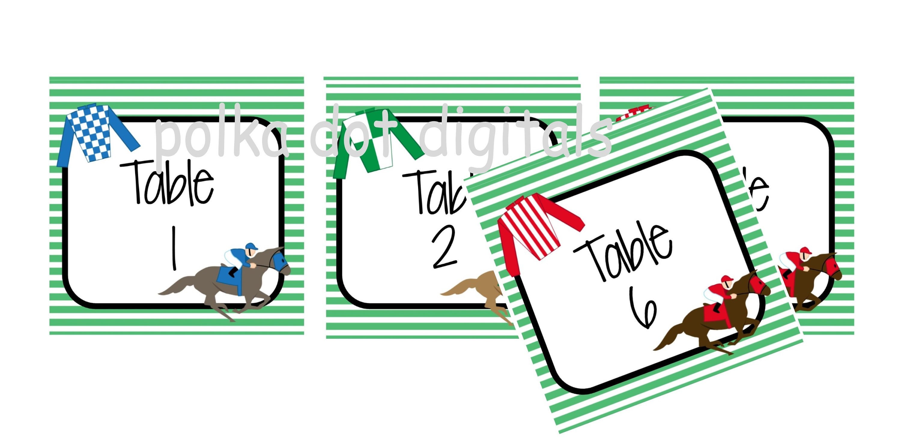 Buy 2 Get 1 Free off to the Races Kentucky Derby Bunco Score Card Sheet ...