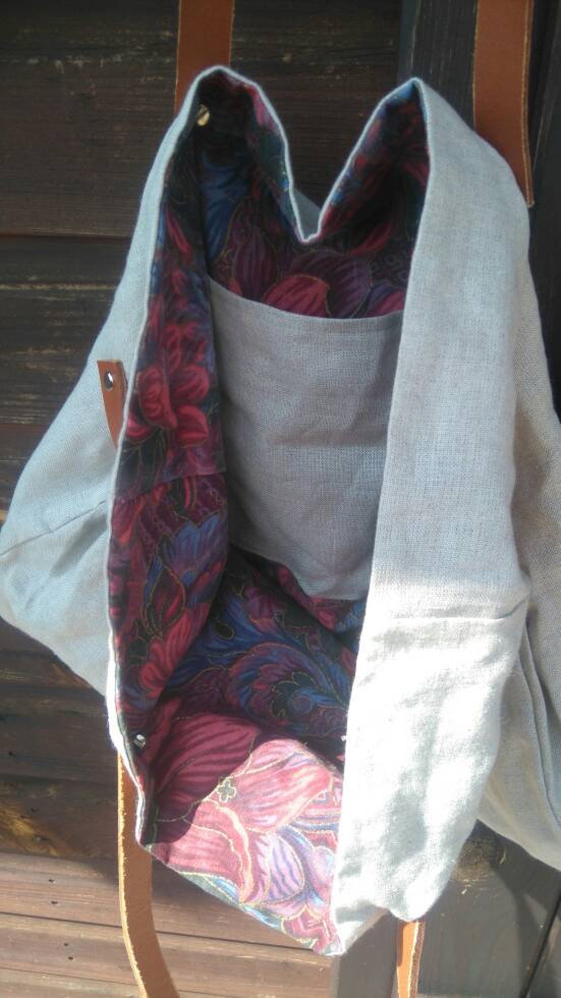 Linen Shoulder Bag Linen Bag Boho Bag Women's Shoulder | Etsy