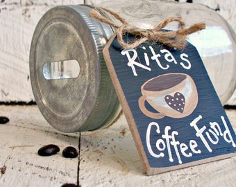 Coffee Fund Sign - Etsy