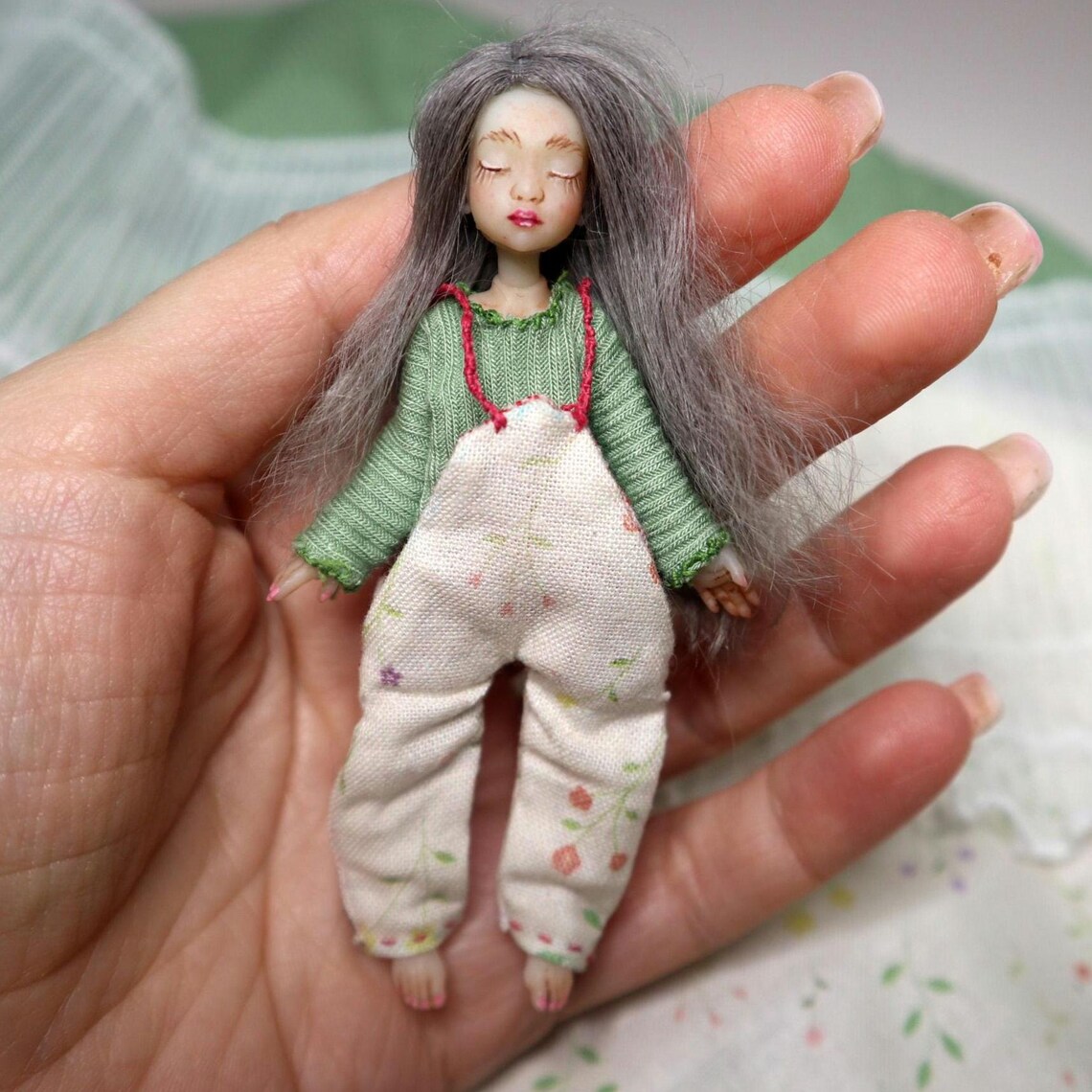 Blank 3d Printed BJD Doll Miniature 1/12 11 Cm (4.3 Inch) WITH Magnetic ...