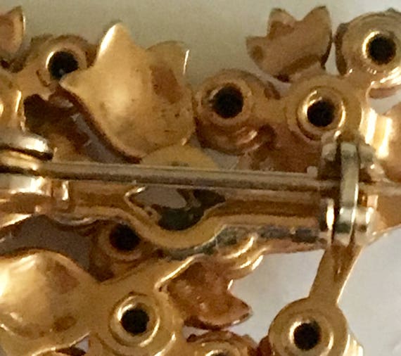 Victorian/Edwardian scatter pin brooch red rhinestone… - Gem