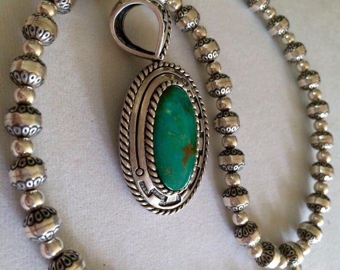 SALE! Carolyn Pollack for Relios Sterling Silver Bead & Turquiose ...