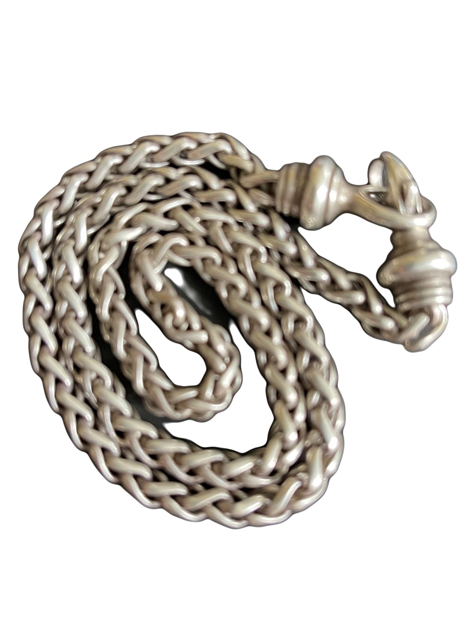 Vintage Sterling Silver Wheat Necklace Classic Style Simply Beautiful ...