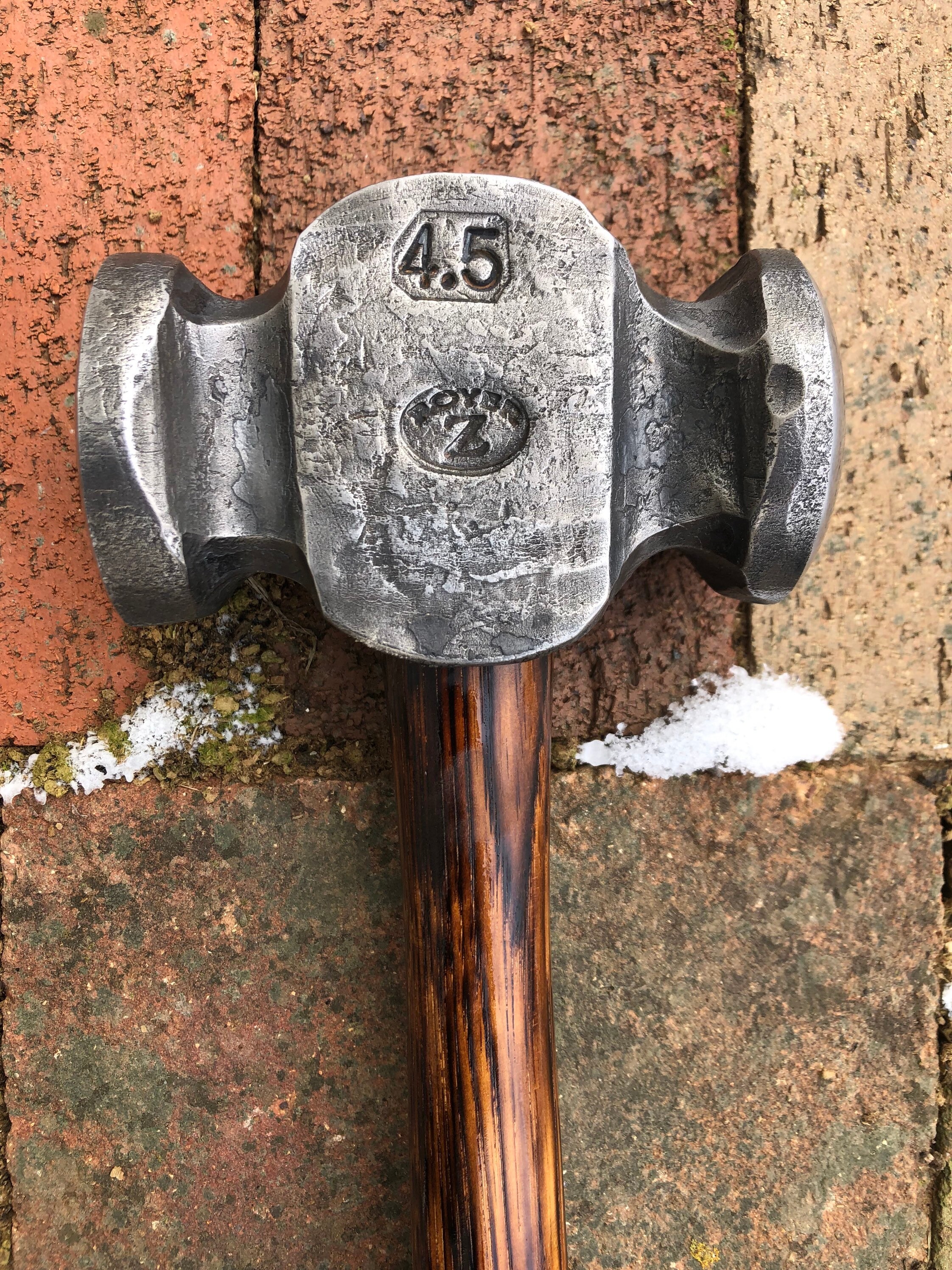 Blacksmith Rounding Hammer 4.5 hand Forged by ROYER - Etsy