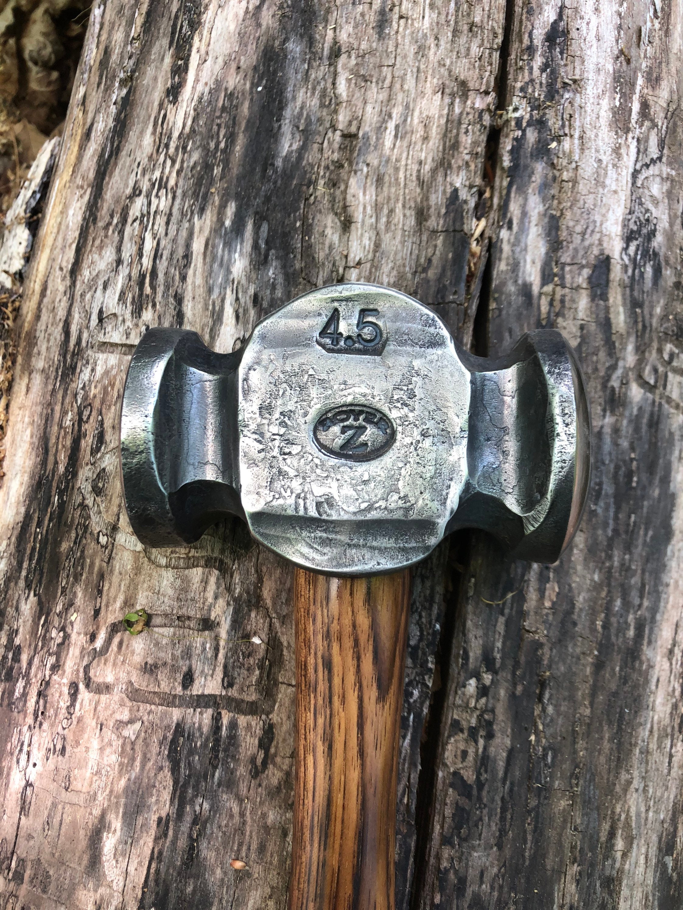 Blacksmith Rounding Hammer 4.5 Hand Forged by ROYER | Etsy