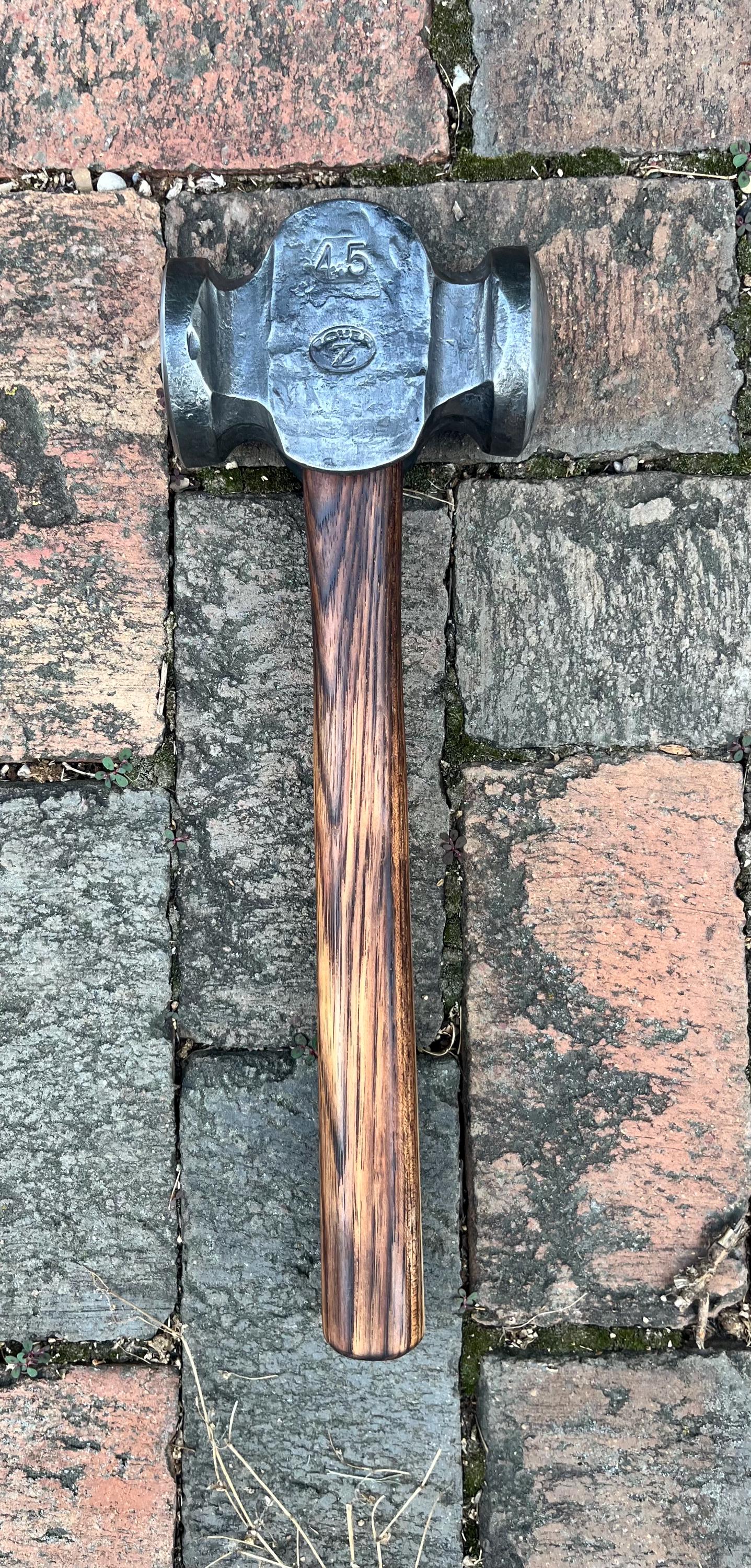 Blacksmith Rounding Hammer 4.5# (hand Forged by ROYER) - Etsy