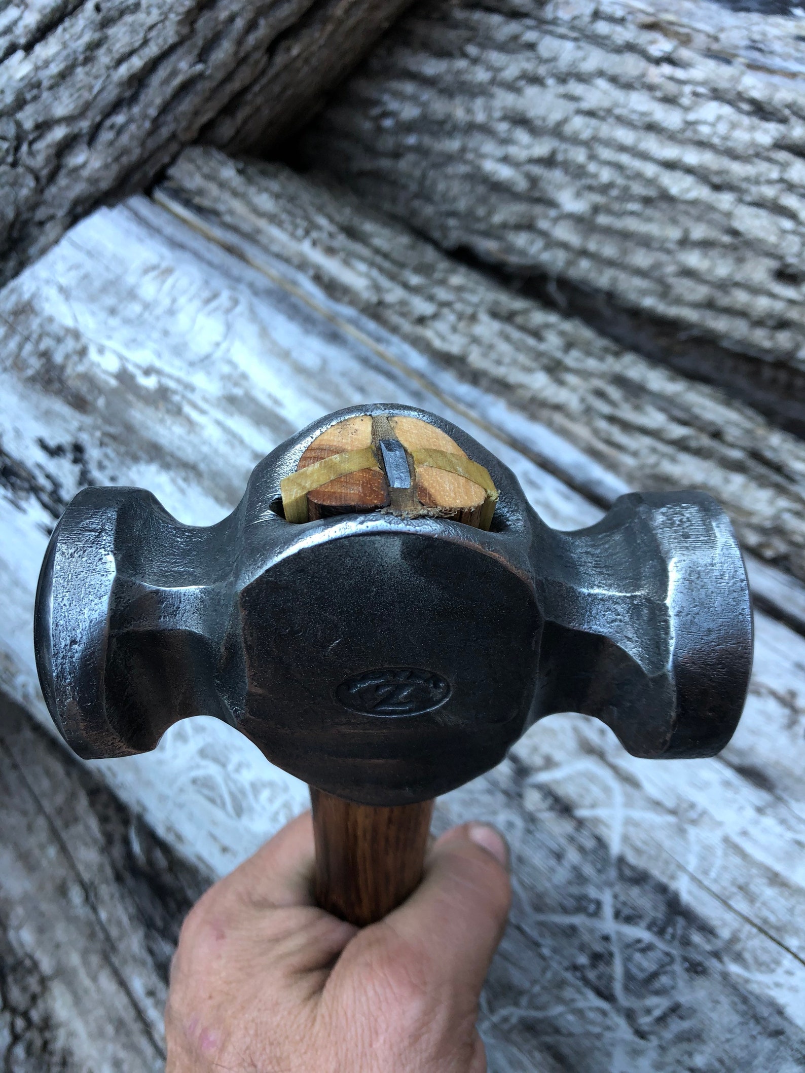 Blacksmith Rounding Hammer 2.5 Hand Forged by ROYER | Etsy