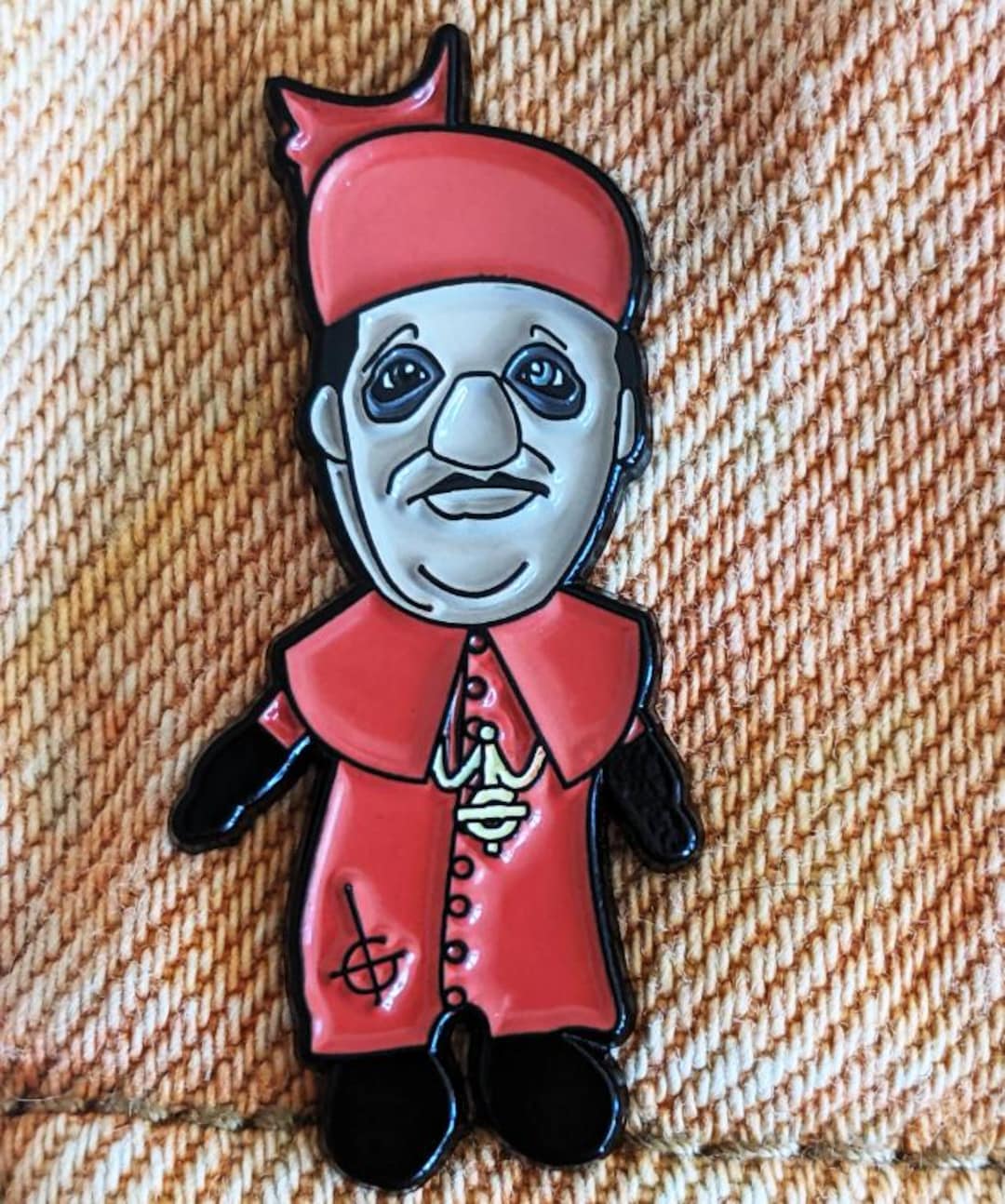 Cardinal Copia Enamel Pin Plushia Ghost Band Papa Emeritus IV Lapel ...