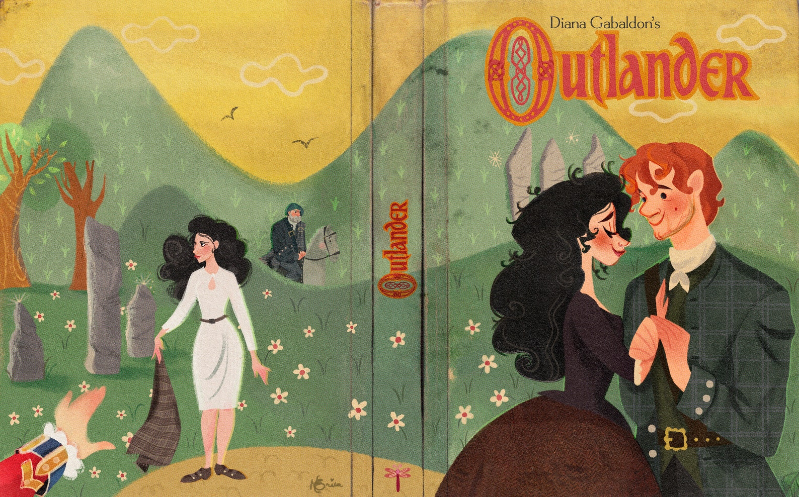 Outlander book cover | Etsy