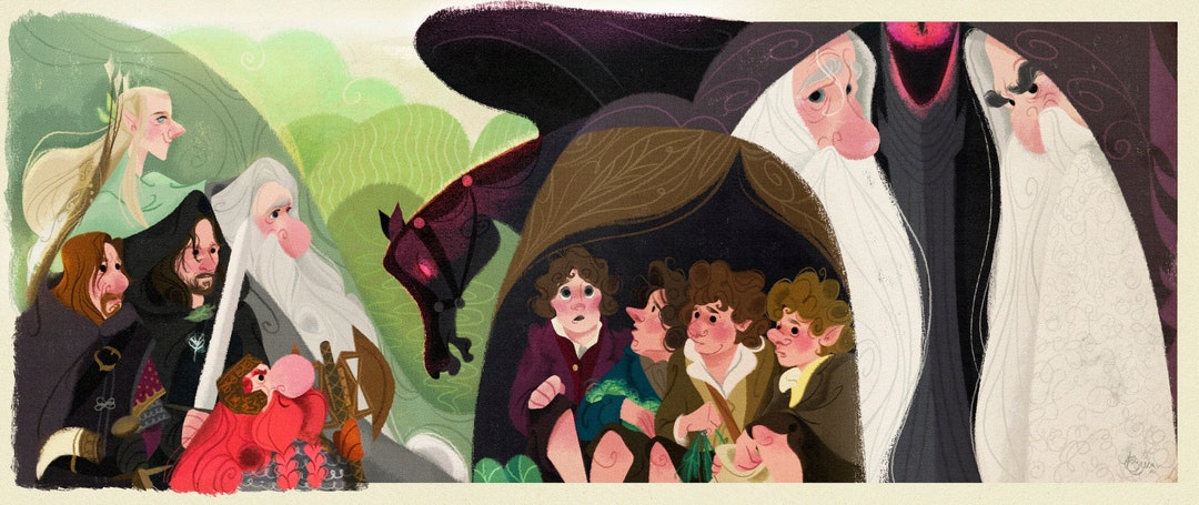 Dear Old Friends Print & Large Print - Etsy