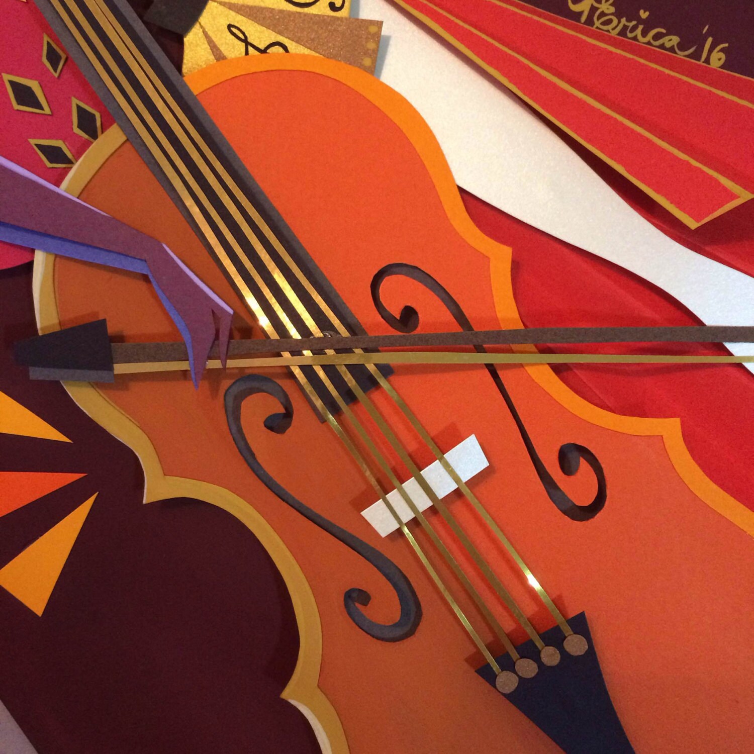 The Cello Print - Etsy