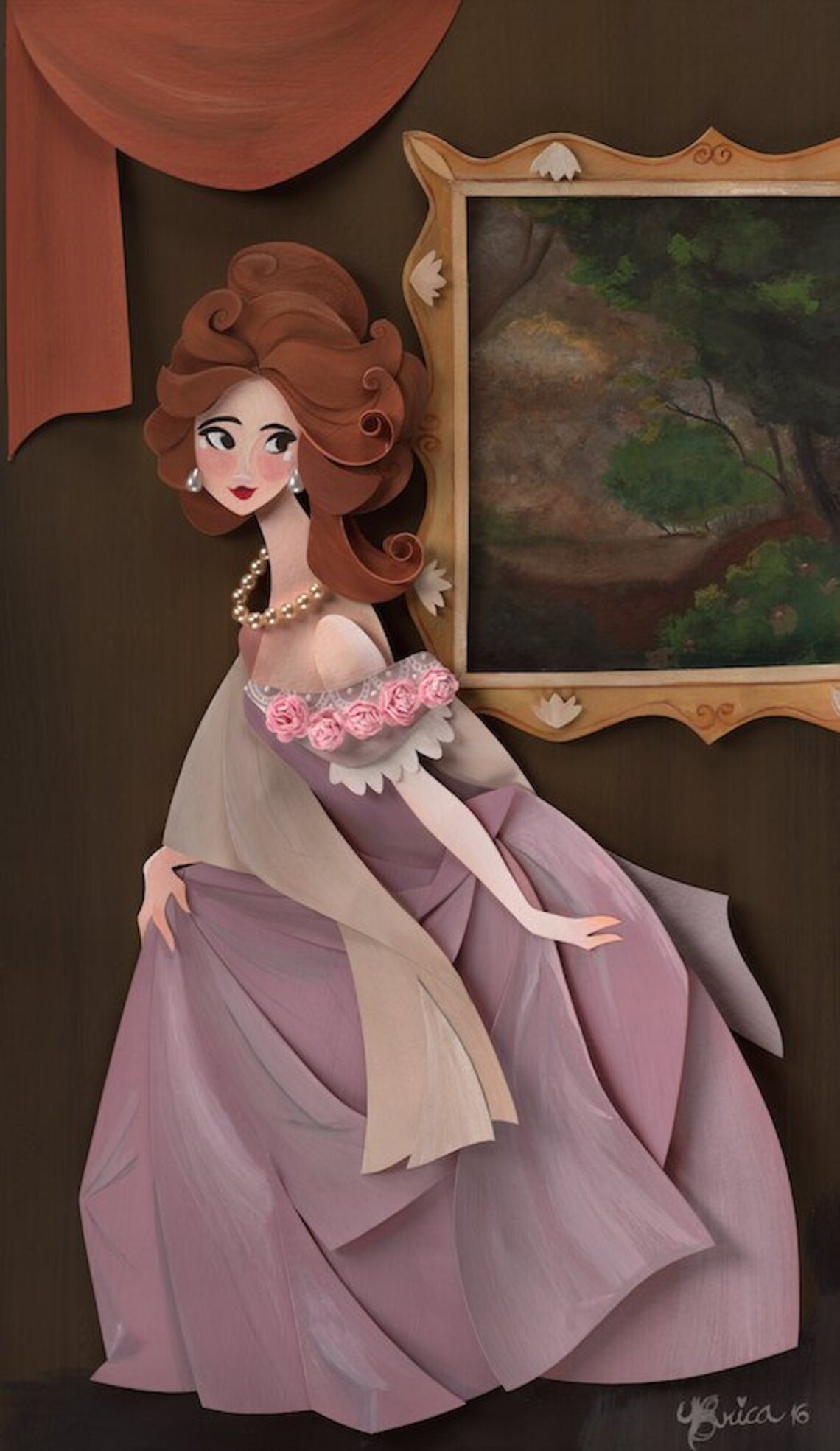 Portrait of a Lady Print - Etsy