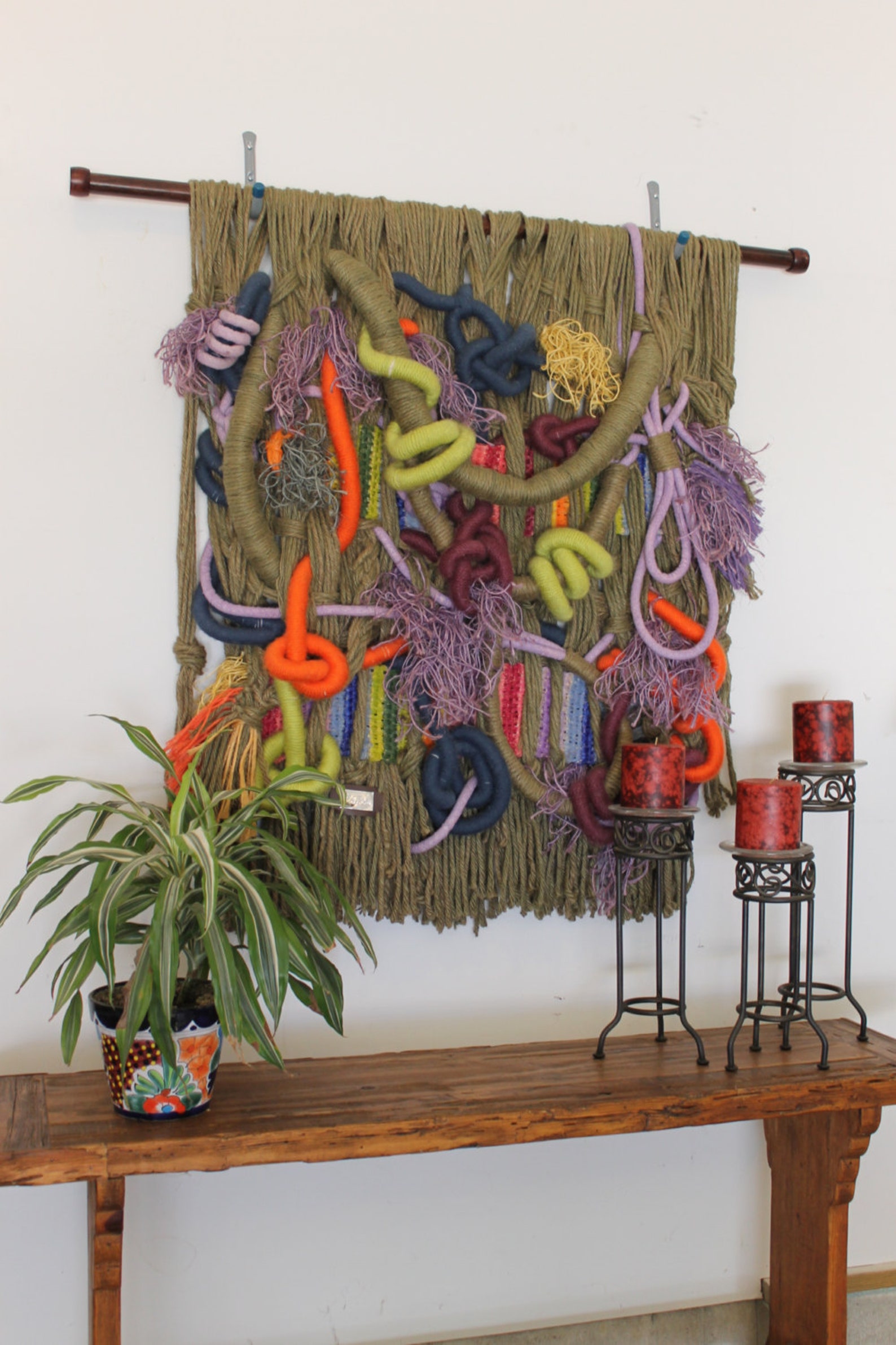 REBOZO Arte Decoración del hogar colgante de pared hecho a - Etsy España