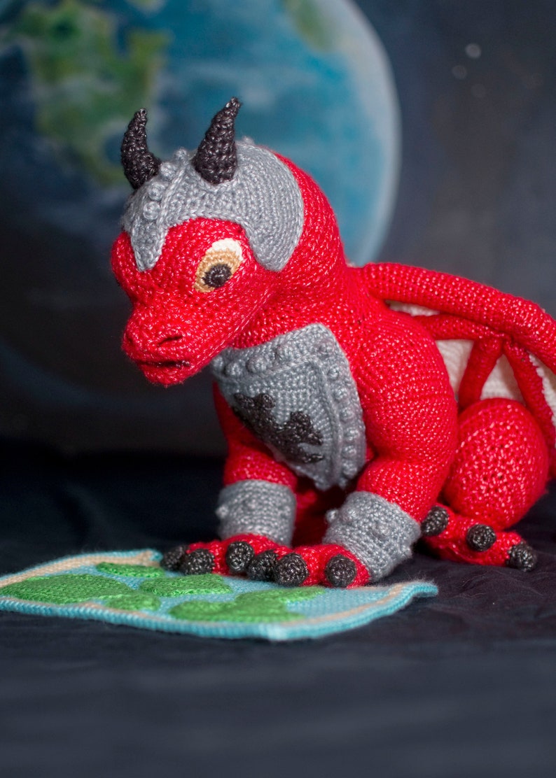 Troy, the Mars Dragon - Etsy
