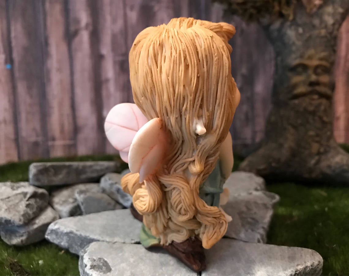 Sweet Sassy Little Fairy Figurine, Chubby Cheeks Fairy Girl, Fairy ...