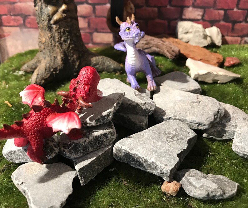 Miniature Dragon, Fairy Garden Dragon, Miniature Purple Dragon ...
