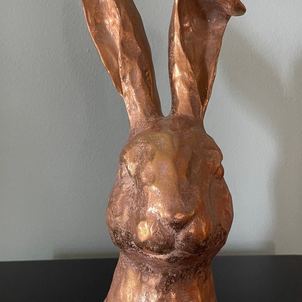 Rabbit Bust - Etsy