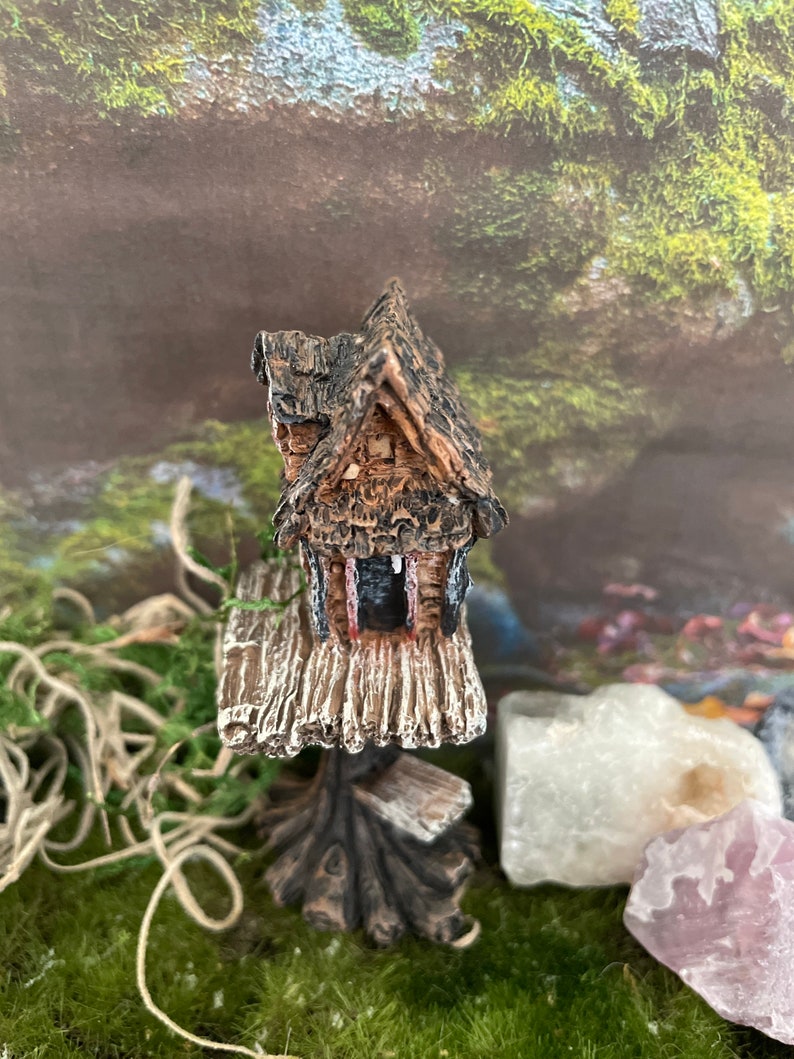 Miniature Teeny Tiny Fairy Garden Club House Itty Bitty Tree - Etsy