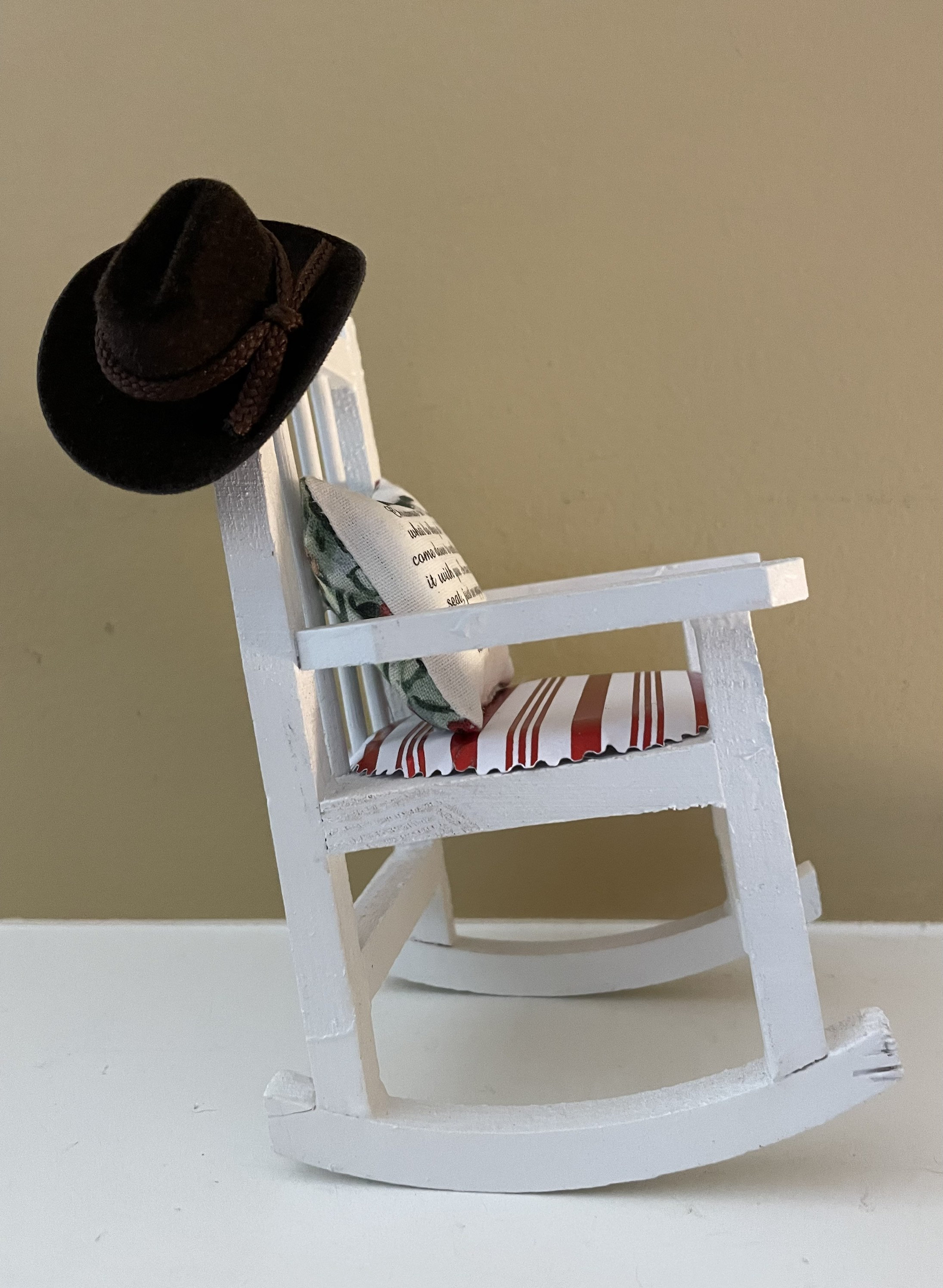 Christmas in Heaven Memorial Cowboy Rocking Chair Empty - Etsy