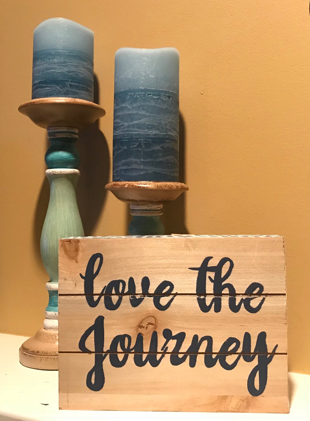 Enjoy the Journey Wall Sign, Shelf Sign, Rustic Sign, Cool Saying - Etsy