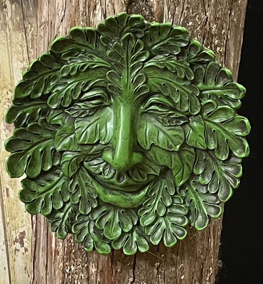 Green Man Figure for Your Lawn Decor Fairy Garden Green Man Garden ...