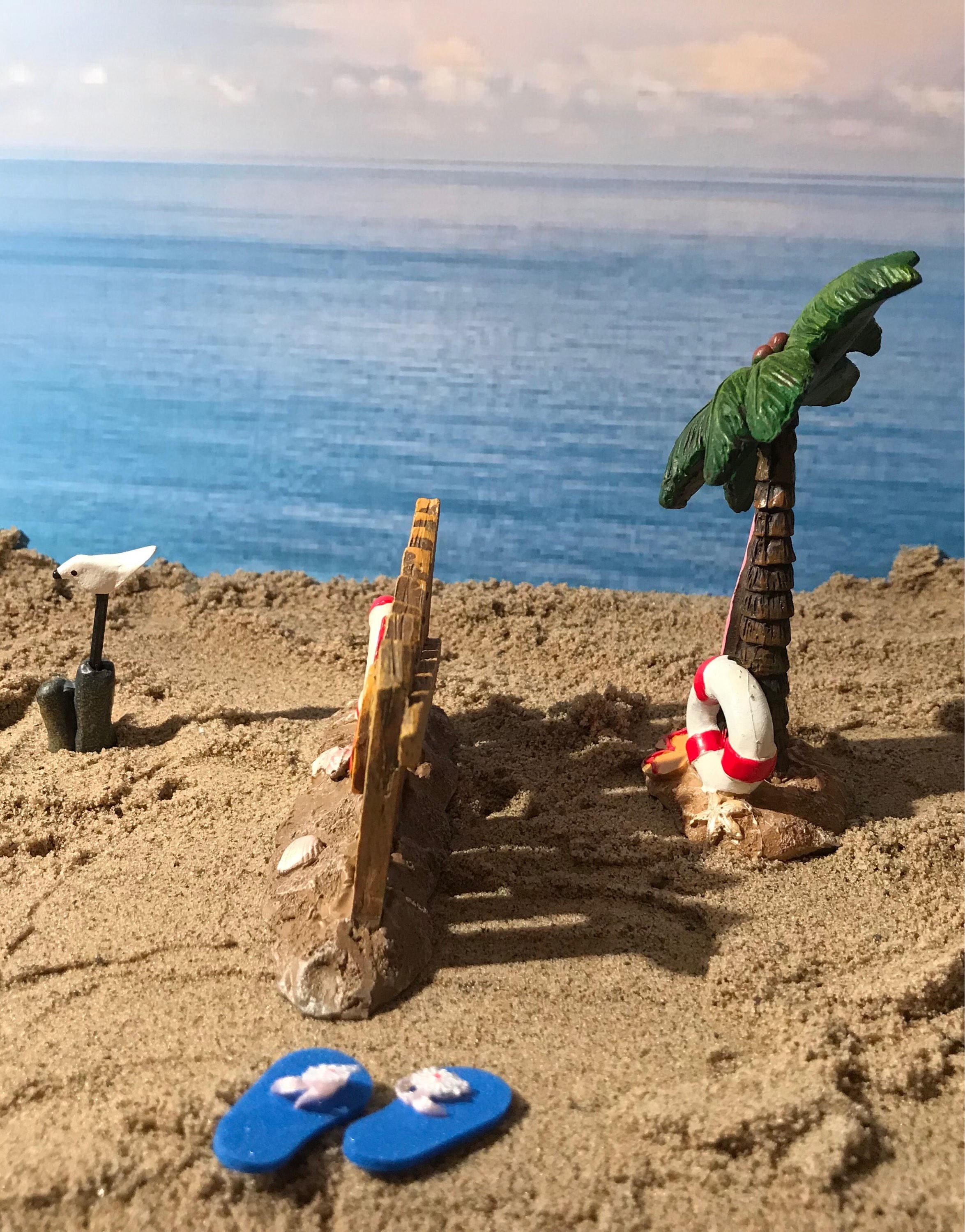 Fairy Garden Mermaid Mini Beach Scene Miniature Beach Fence - Etsy