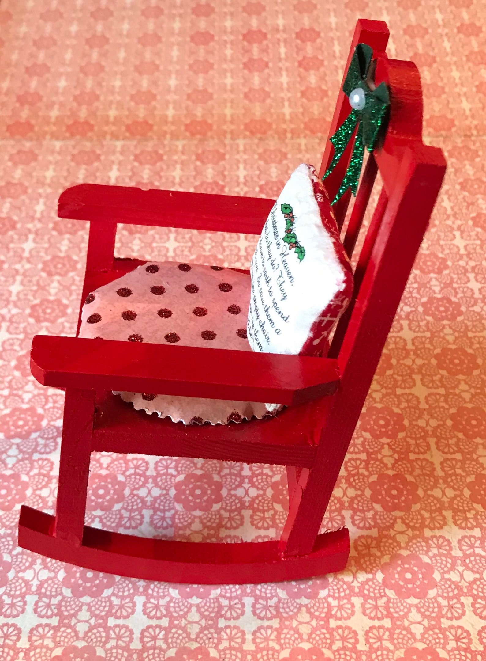 Christmas in Heaven memorial empty chair loved one in heaven | Etsy